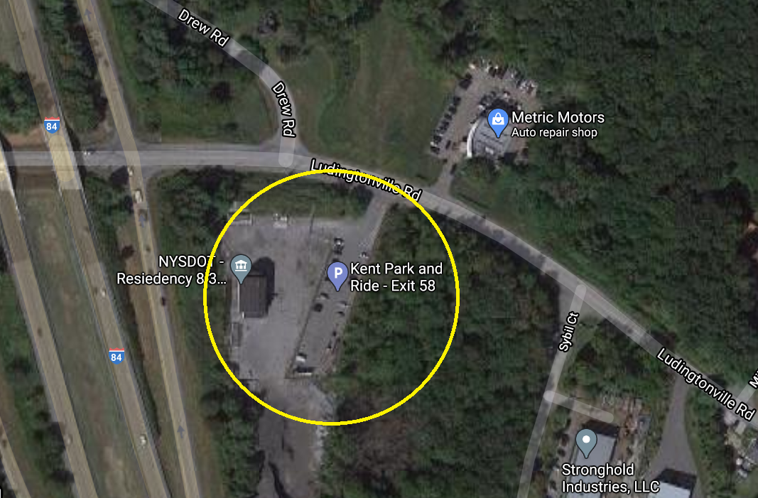 I-84 Exit 58 (Old Exit 17) Ludingtonville Rd Park & Ride