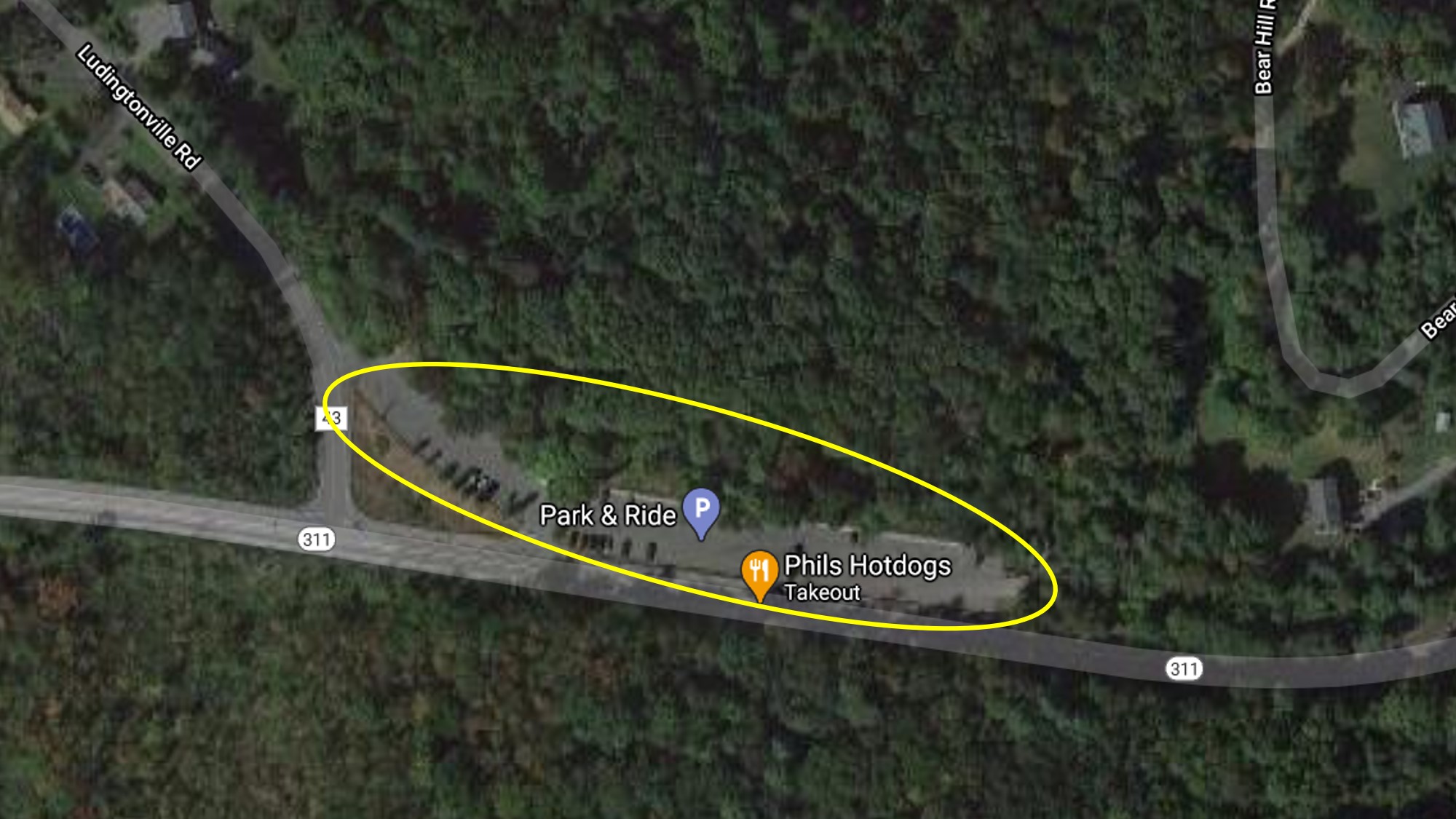 I-84 Exit 61 (Old Exit 18) Park & Ride